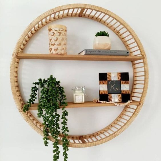 Hoop Bamboo Shelving Unit - Efreshli