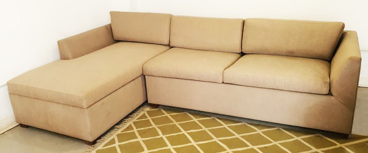 L shape sofa with storage - Efreshli