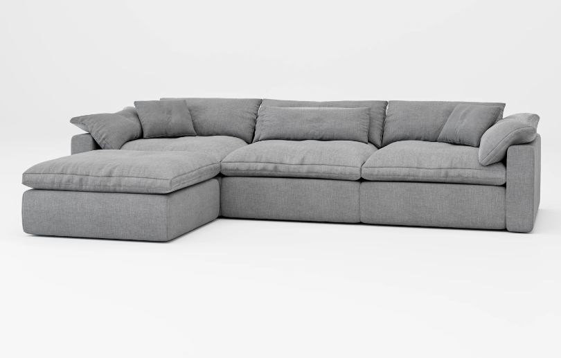 Sink-down L-Shape Sofa - Efreshli