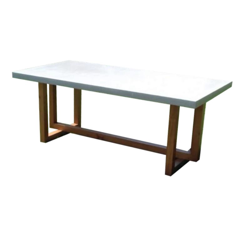 Solid Concrete Dining Table (8 seats) - Efreshli