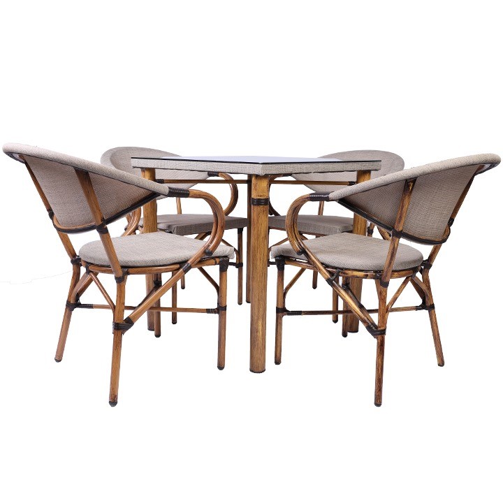 Bamboo Mesh Outdoor Set – 5 Pieces - Efreshli