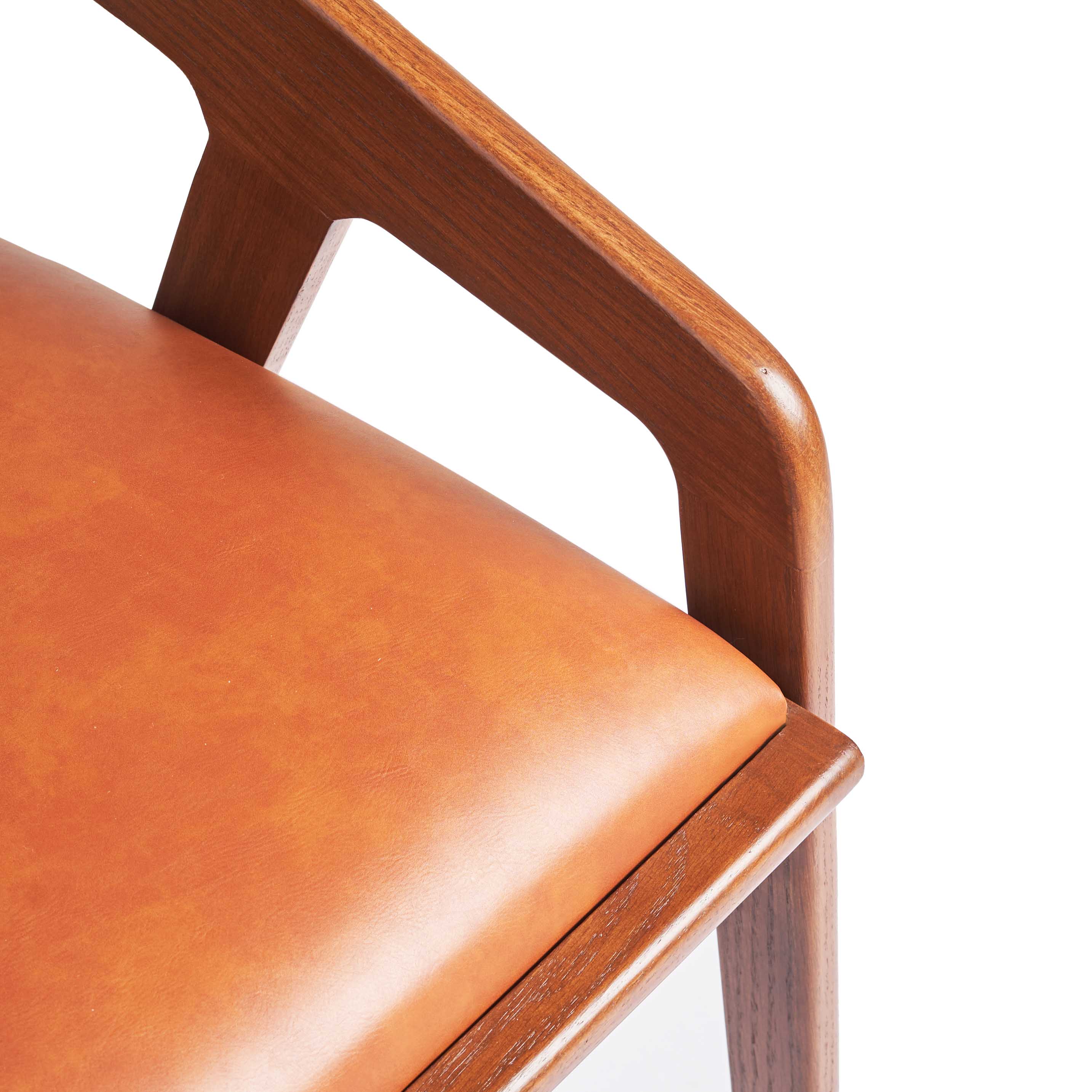 Zok Dining Chair – Solid Wood Frame With Upholstered Seat - Efreshli