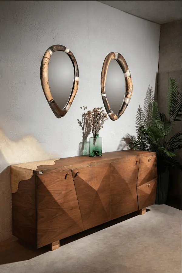 Walnut Wood Buffet - Efreshli