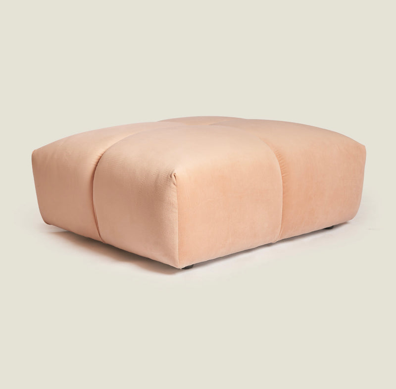 Marija Ottoman - High Density Foam - Bella Melon Fabric - Efreshli