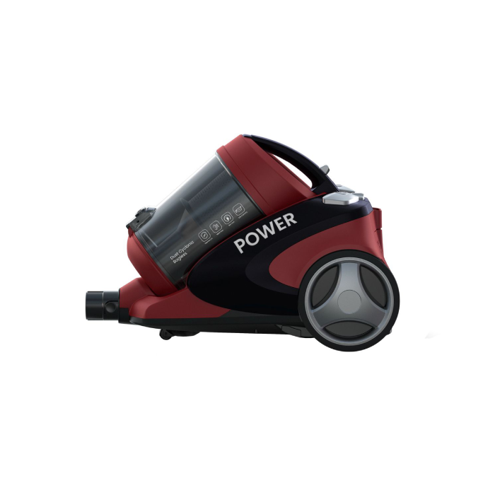 Efreshli | Fresh Bagless Canister Vacuum Cleaner, 2000 Watt, Red ...