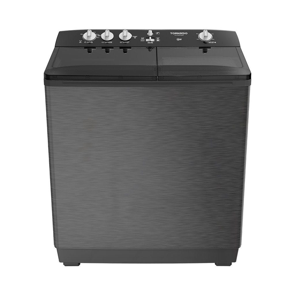 Tornado Top Load Half Automatic Washing Machine , 7 kg, Black - TVH ...