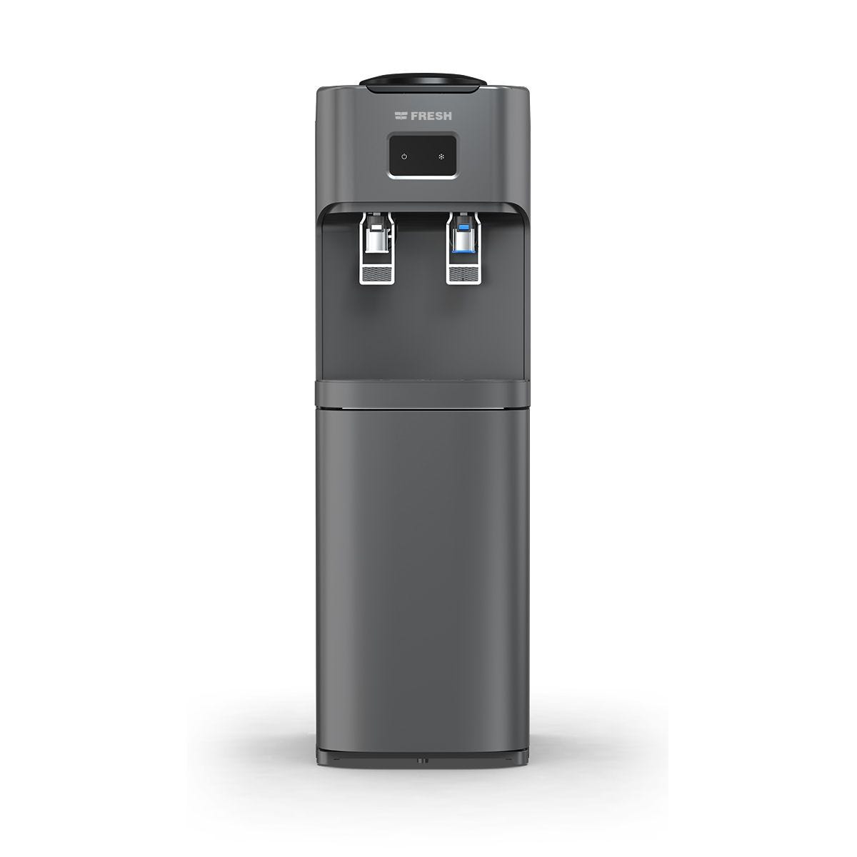 Fresh FW-17VFD2 Normal & Cold Water Dispenser With Cabin, 2 Taps, Grey ...