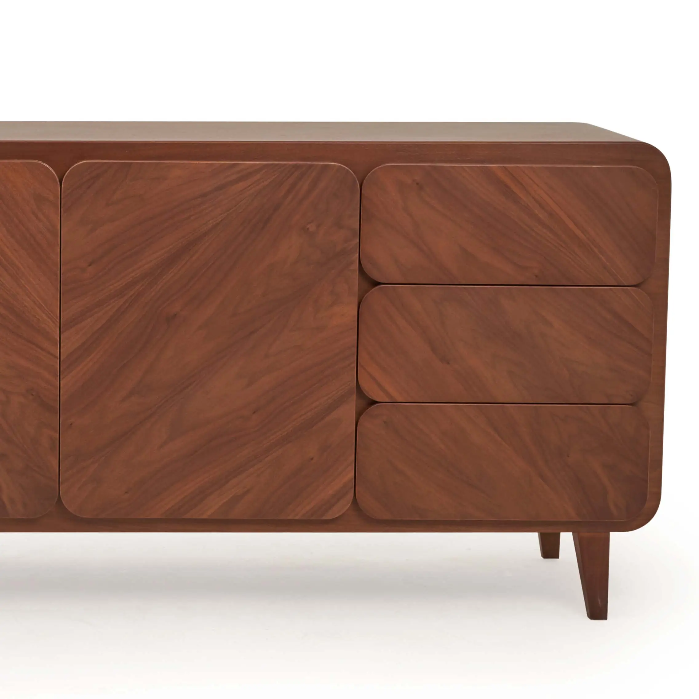 Matlota Sideboard | Retro Wood Veneer Buffet - Efreshli
