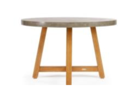 Solid round dining table - Efreshli