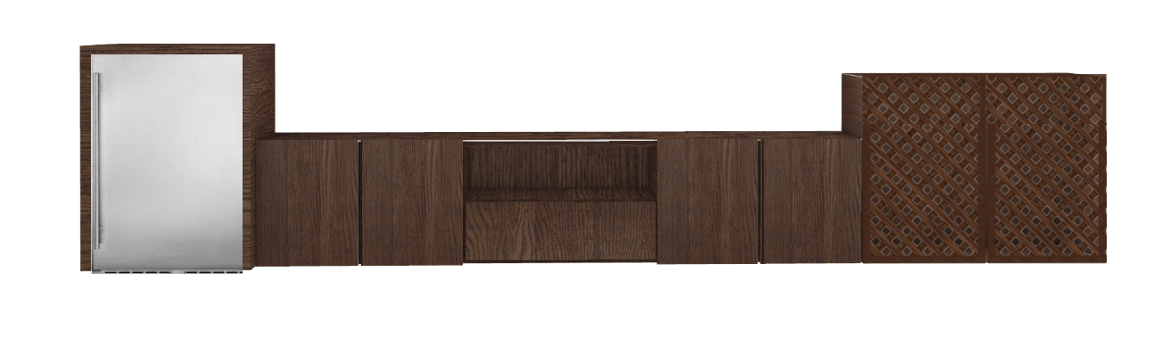TV unit with minibar - Efreshli