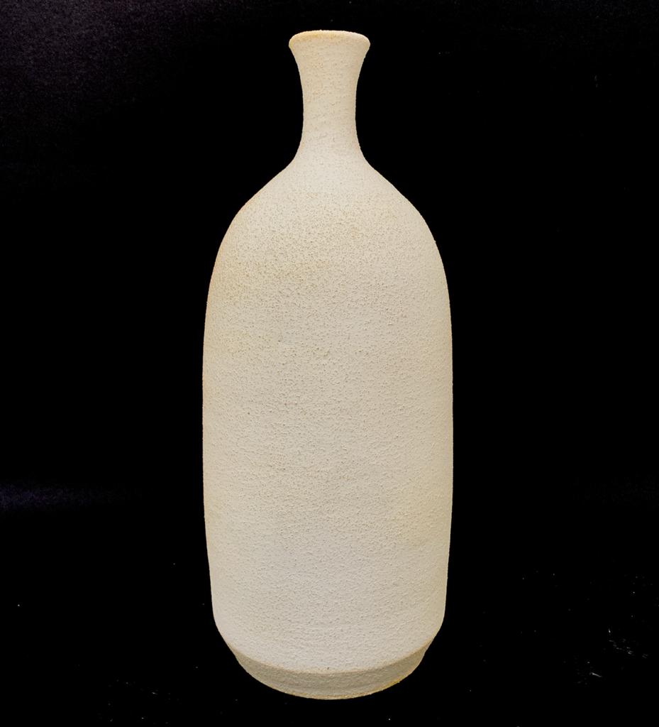 White Rustic Straight Vase - Efreshli