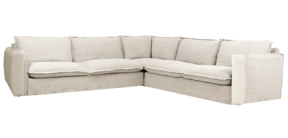 Petra Classic Corner L-Shaped Sofa With Plush Cushions - Efreshli
