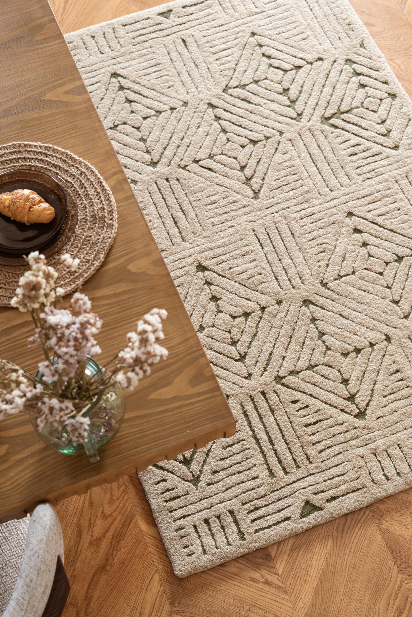 Sakina Olive Rug - Efreshli