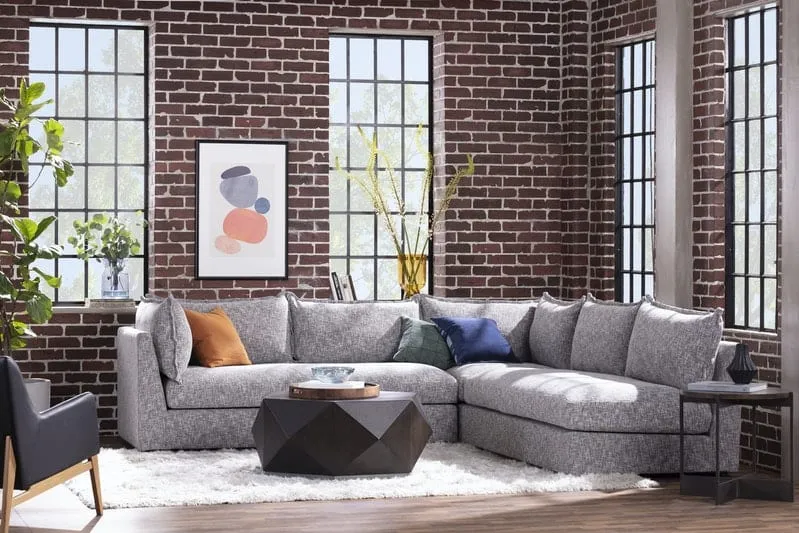 Weldir L - Shape Sofa - Hippo 36 - Efreshli