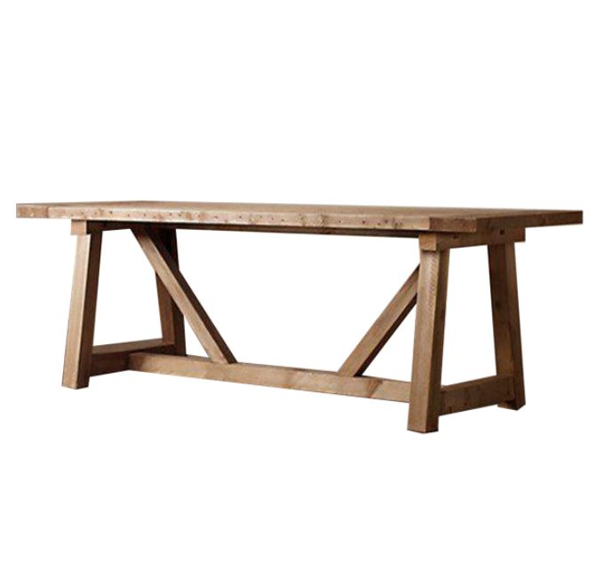 Solid Wood Dining Table - Efreshli