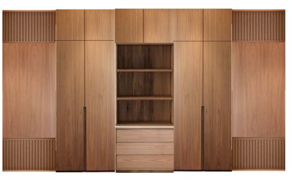 Efreshli | Dining cabinet with cladding