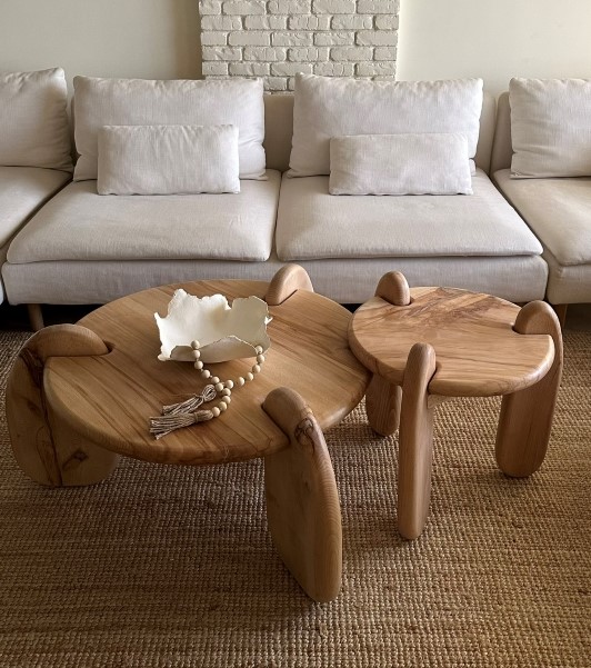 Trappezzi wooden coffee table - Efreshli