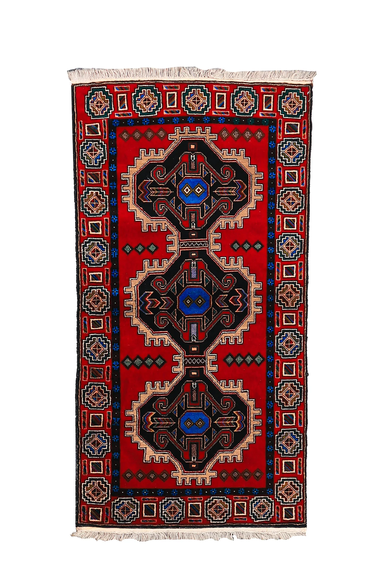 Pluchi Afghani Handmade Rug - Efreshli