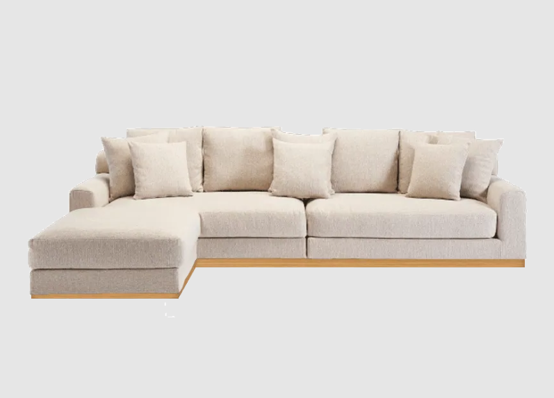 Alenny Modern L-Shaped Sofa With Extended Back - Efreshli