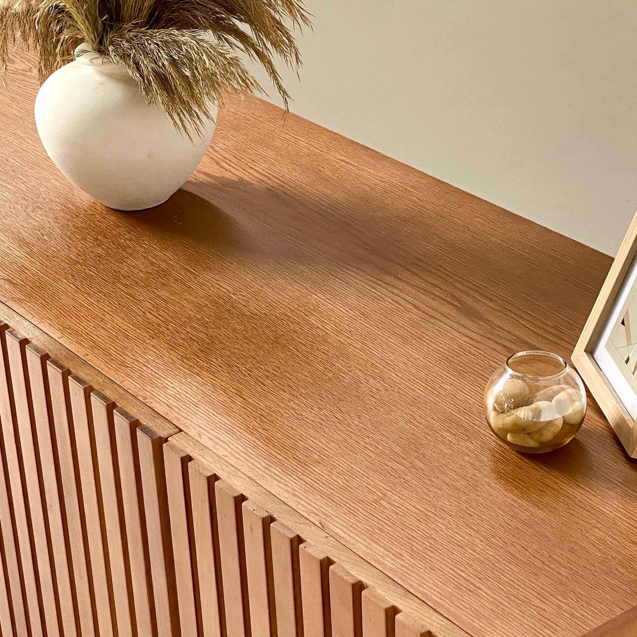 Slatted Buffet - Counter and Beech Wood Structure - Efreshli