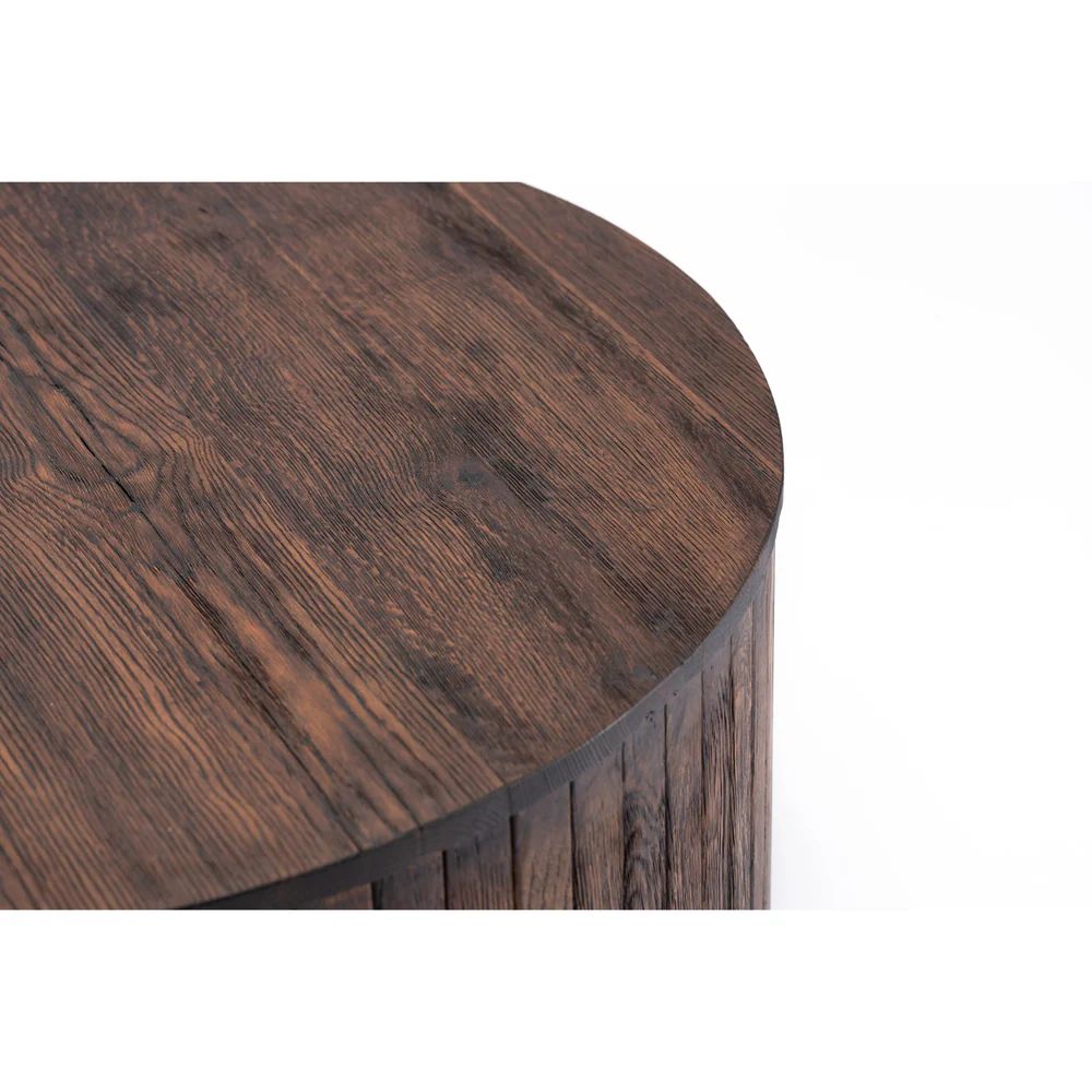 Round Reclaimed coffee table - Efreshli