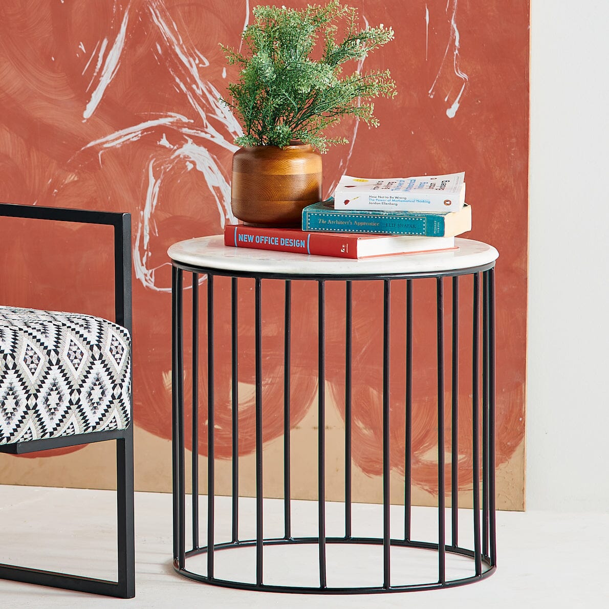 Cylinder-T-50 - Marble Top - Efreshli