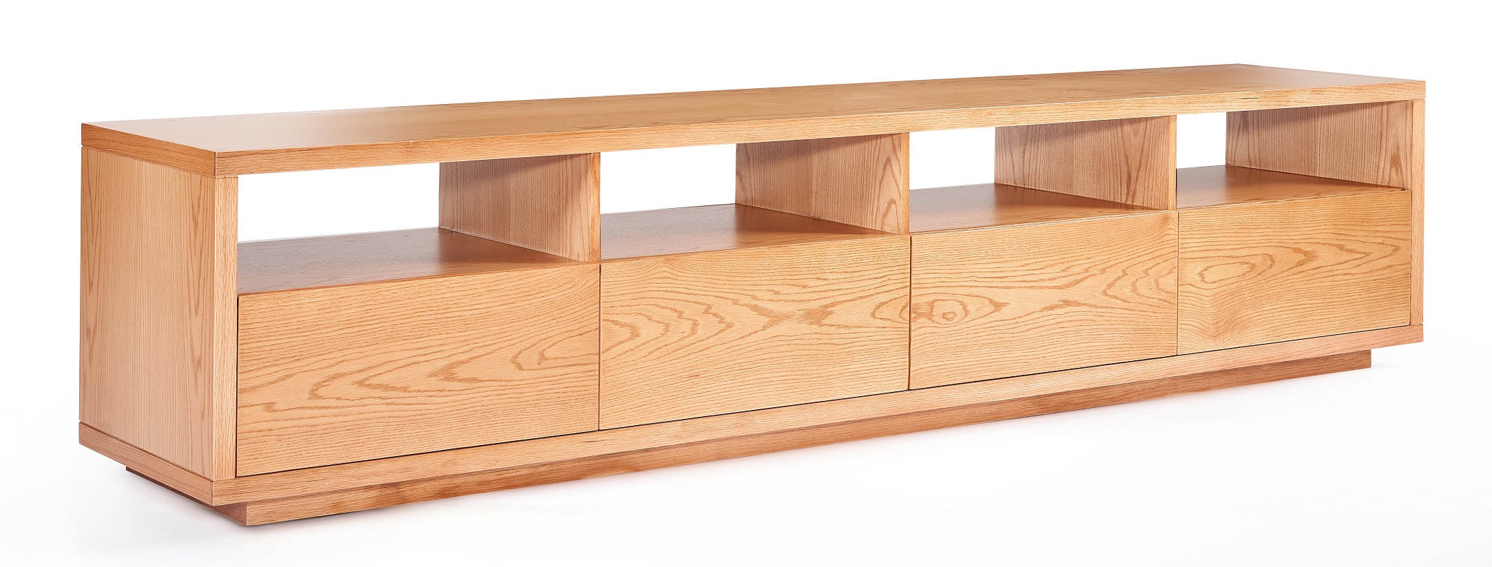 Maisy Wide TV Unit With Upper Open Shelf - Efreshli