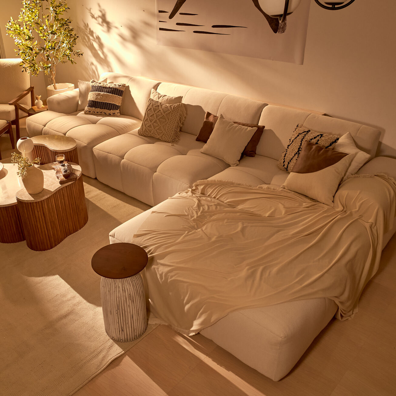 Lazy Belly L - Shape Sofa - Efreshli