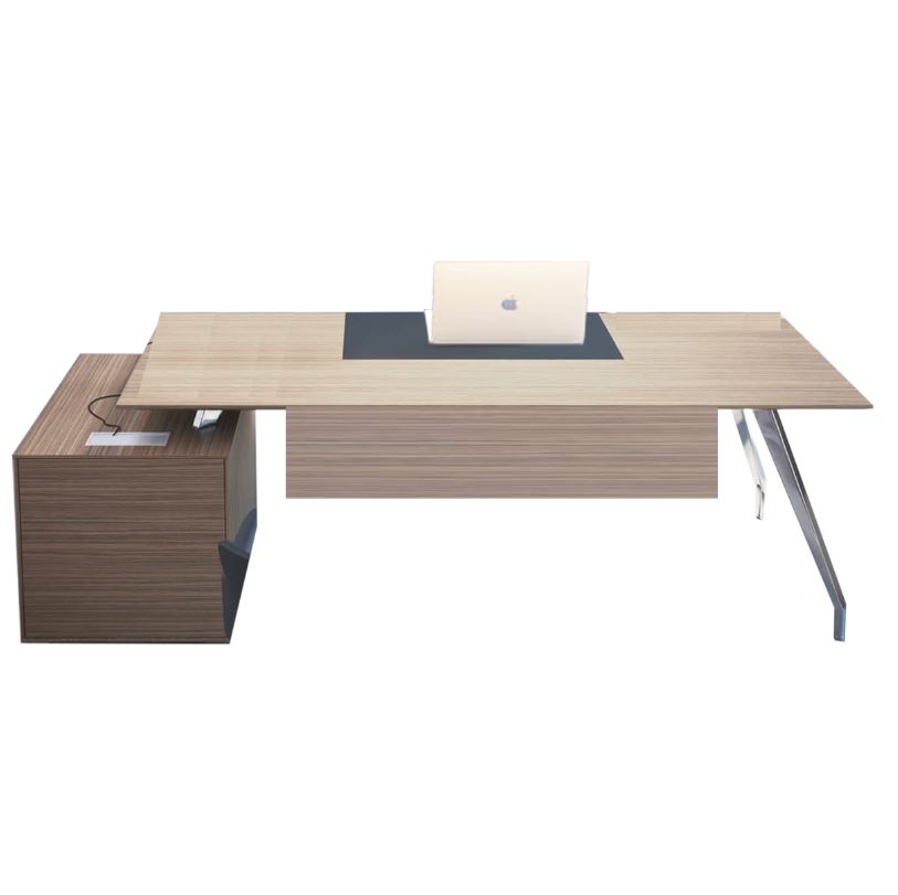 Aria Desk with Long Side Unit - Efreshli
