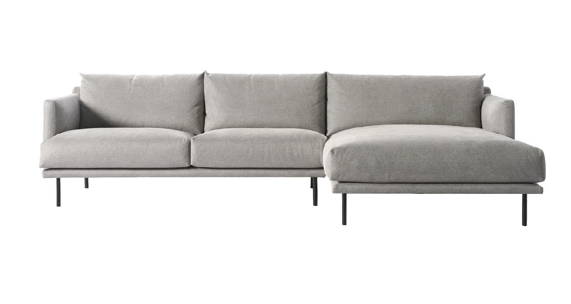 Efreshli | Thin L-Shaped Sofa