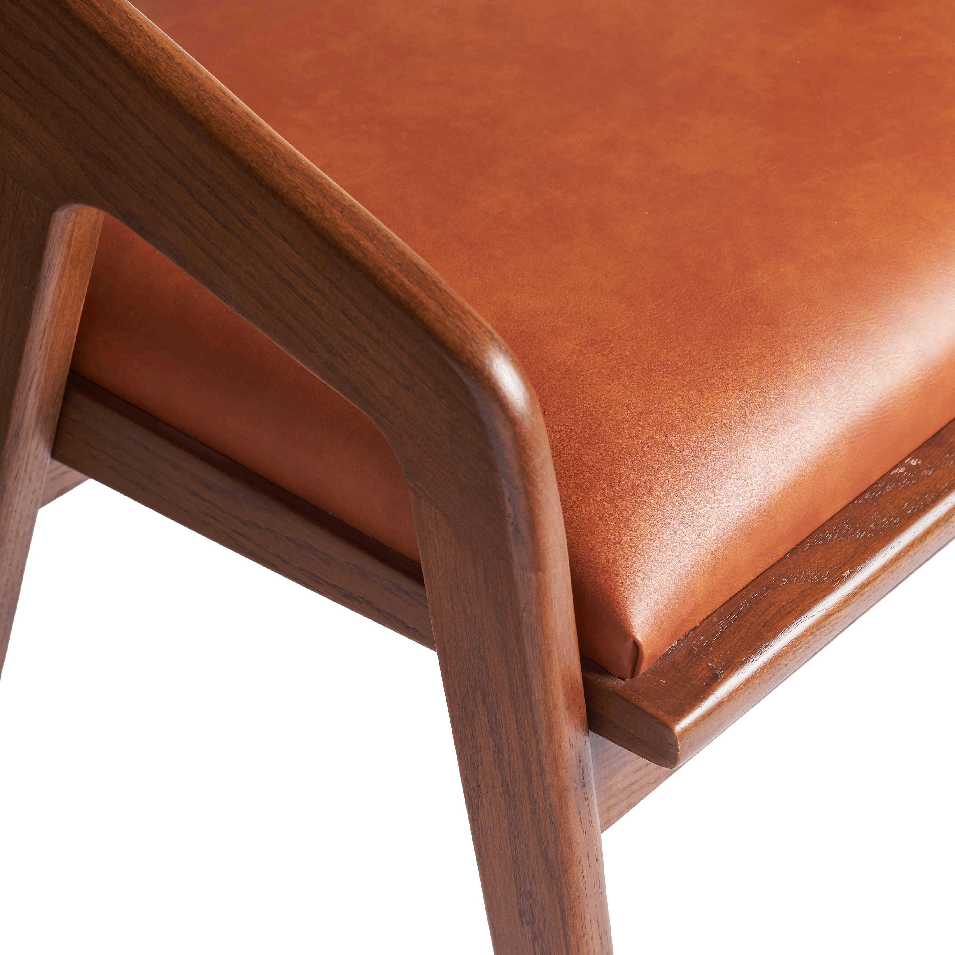 Zok Dining Chair – Solid Wood Frame With Upholstered Seat - Efreshli