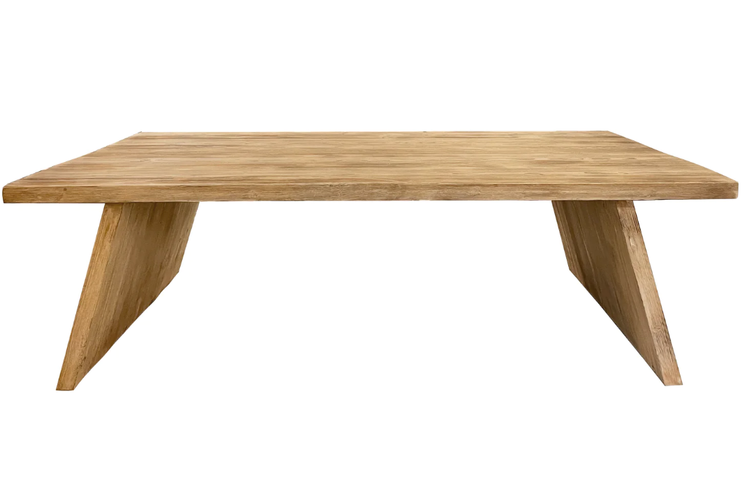 Rustic Coffee Table - Massive Beech Pine Wood - Efreshli