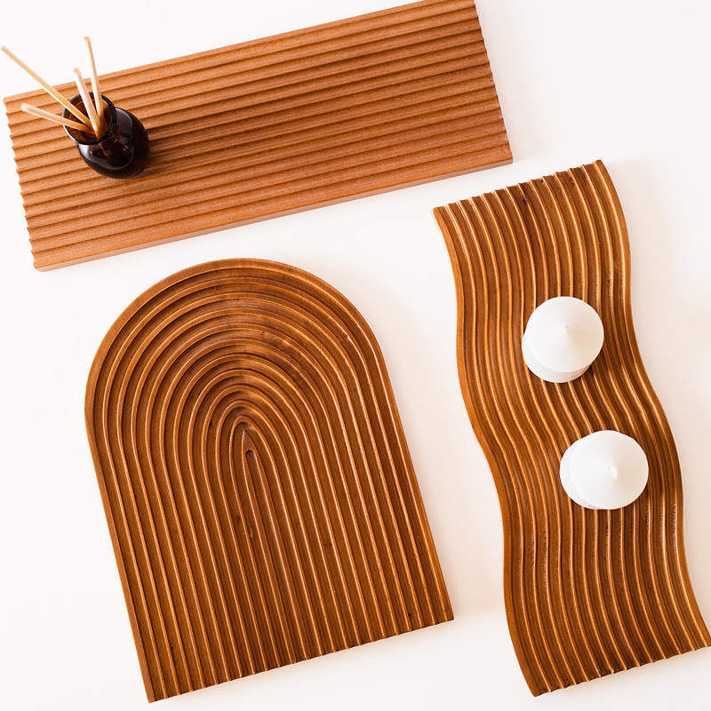 Waves Trays - large Size | Rectangle Tray - Efreshli