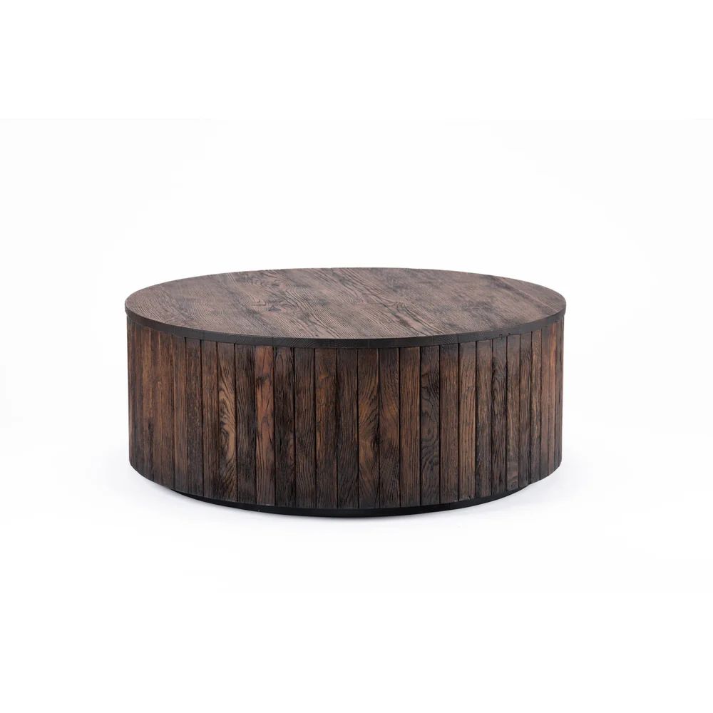 Round Reclaimed coffee table - Efreshli