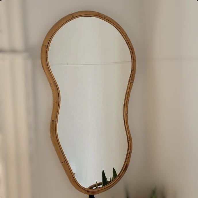 Mini Palmero Unique Wavy Wall Mirror - Efreshli