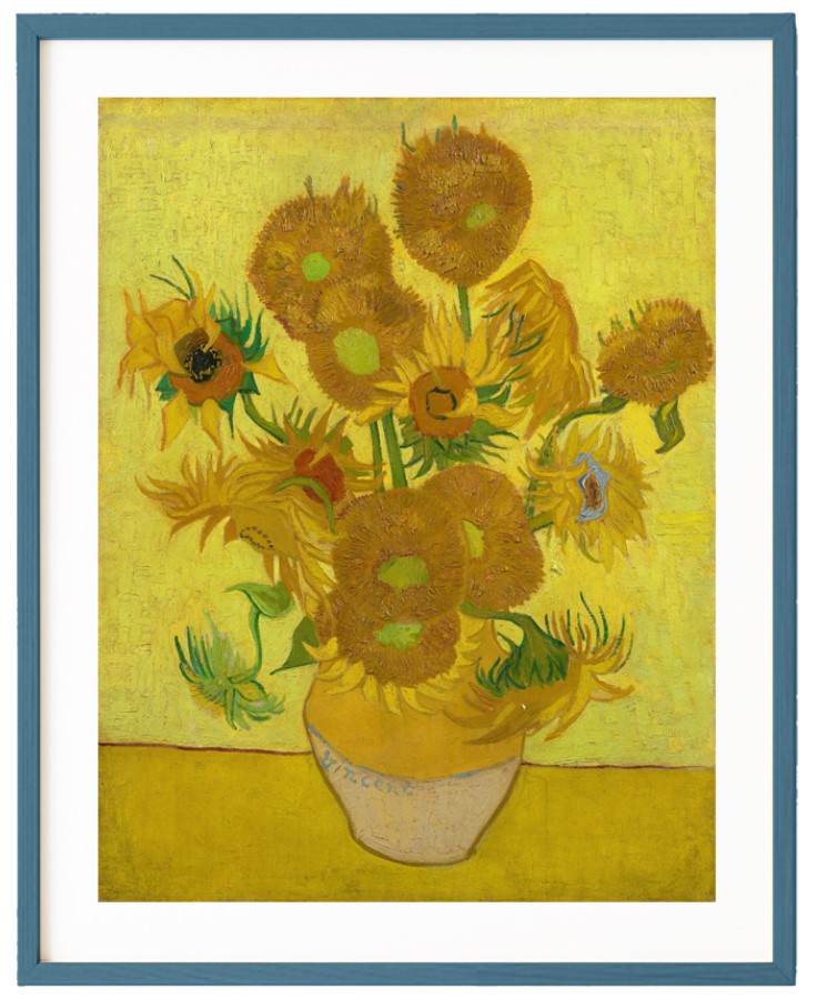 Curated - Flower Sunflowers by Van Gogh - Efreshli