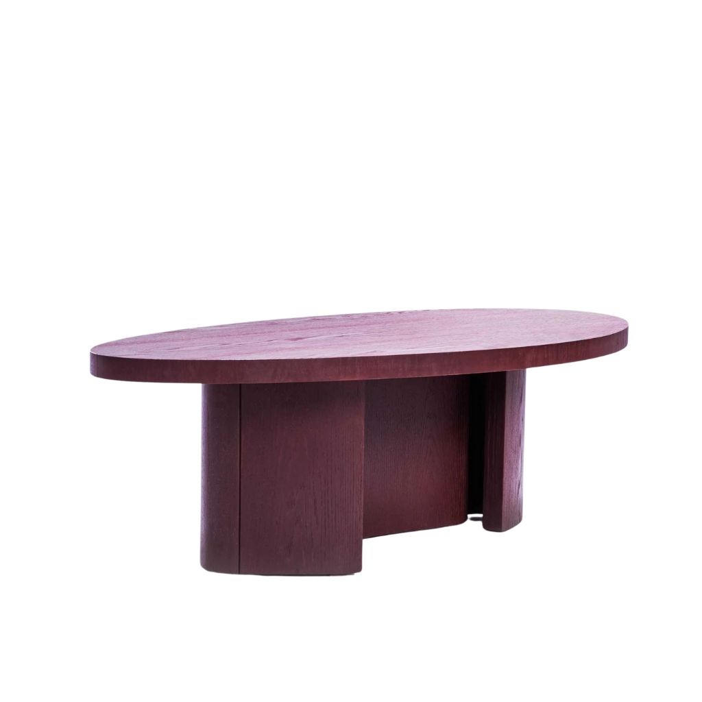 Ruby Coffee Table – Sculptural Beech & Oak Veneer Design - Efreshli