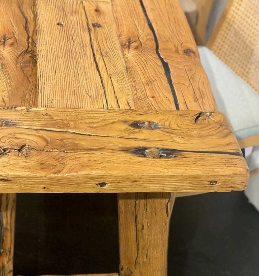 Reclaimed Oak Dining Table - Efreshli