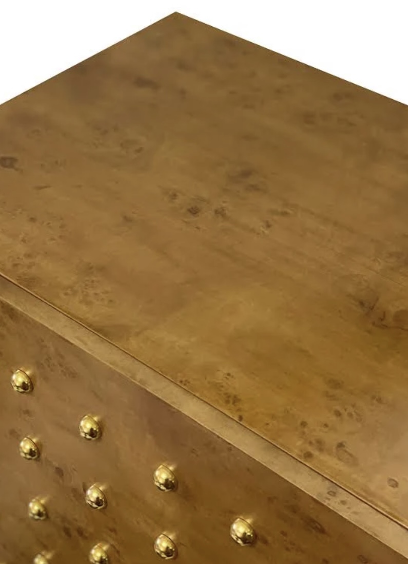 Studded Burl Cabinet - Efreshli