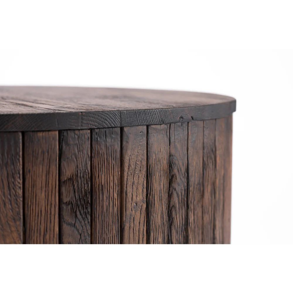 Round Reclaimed coffee table - Efreshli