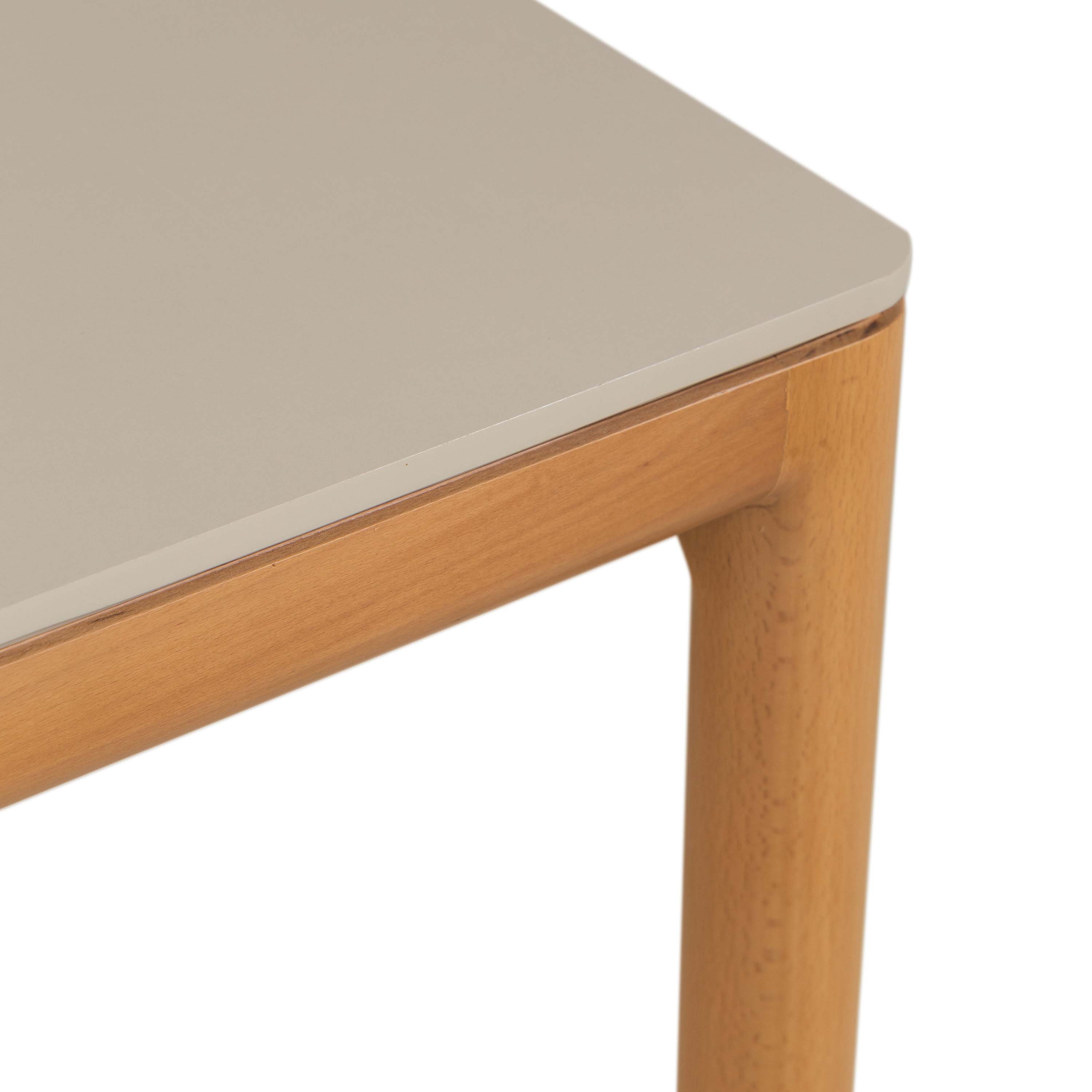 Nia Dining Table With Beech Wood Legs and Laminated Top - Efreshli