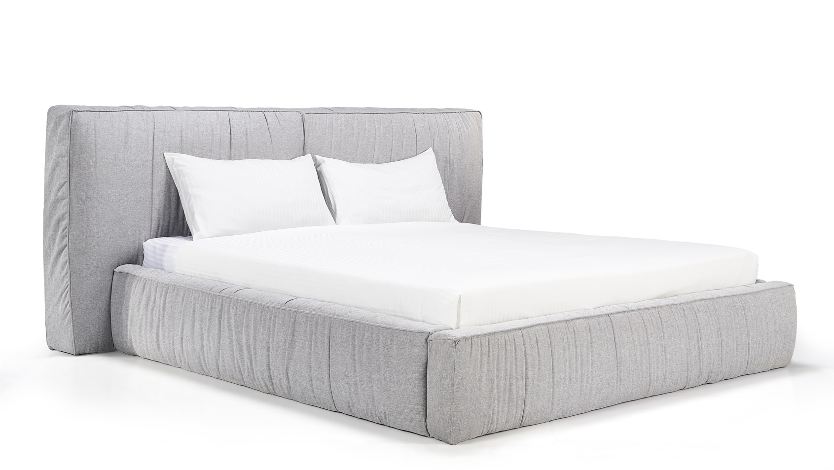 Puffy Bed Fully Upholstered - Efreshli