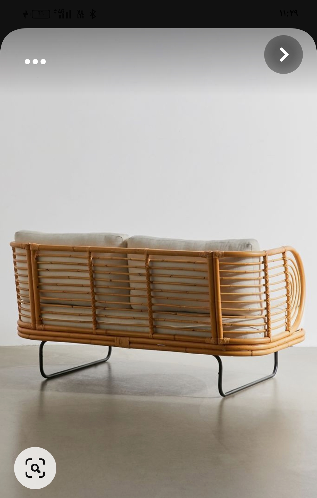 Sofa From Bamboo And Metal - Efreshli