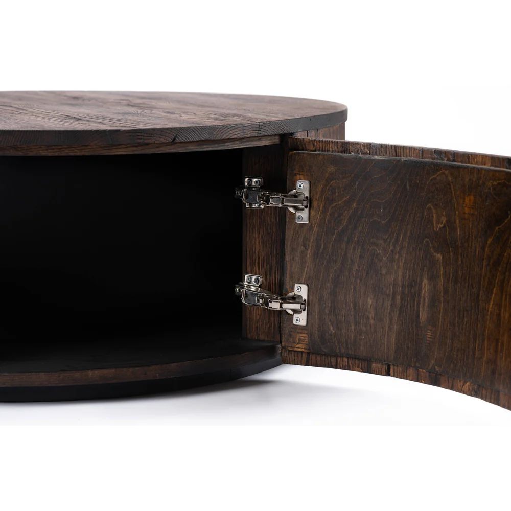 Round Reclaimed coffee table - Efreshli