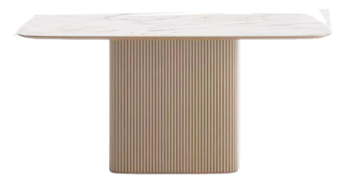 Maha Dining Table With Marble Top - Efreshli