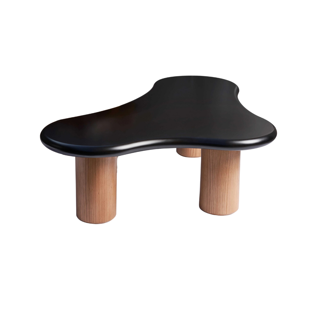Efreshli | Organic Coffee Table With Fiberglass Top