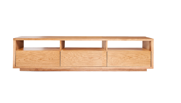 Maisy Wide TV Unit With Upper Open Shelf - Efreshli