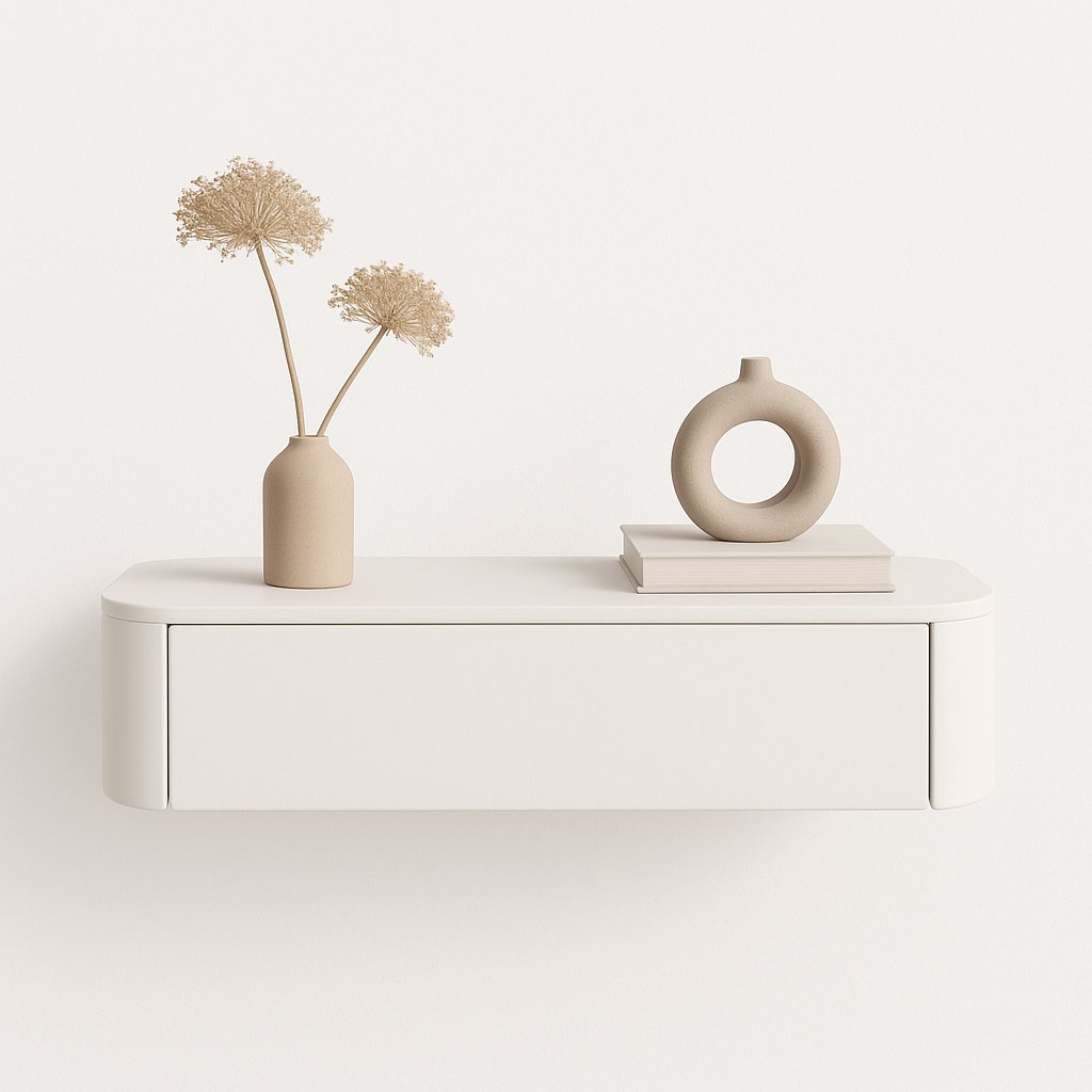 Wall-mounted Curved Edges Tv unit - Efreshli
