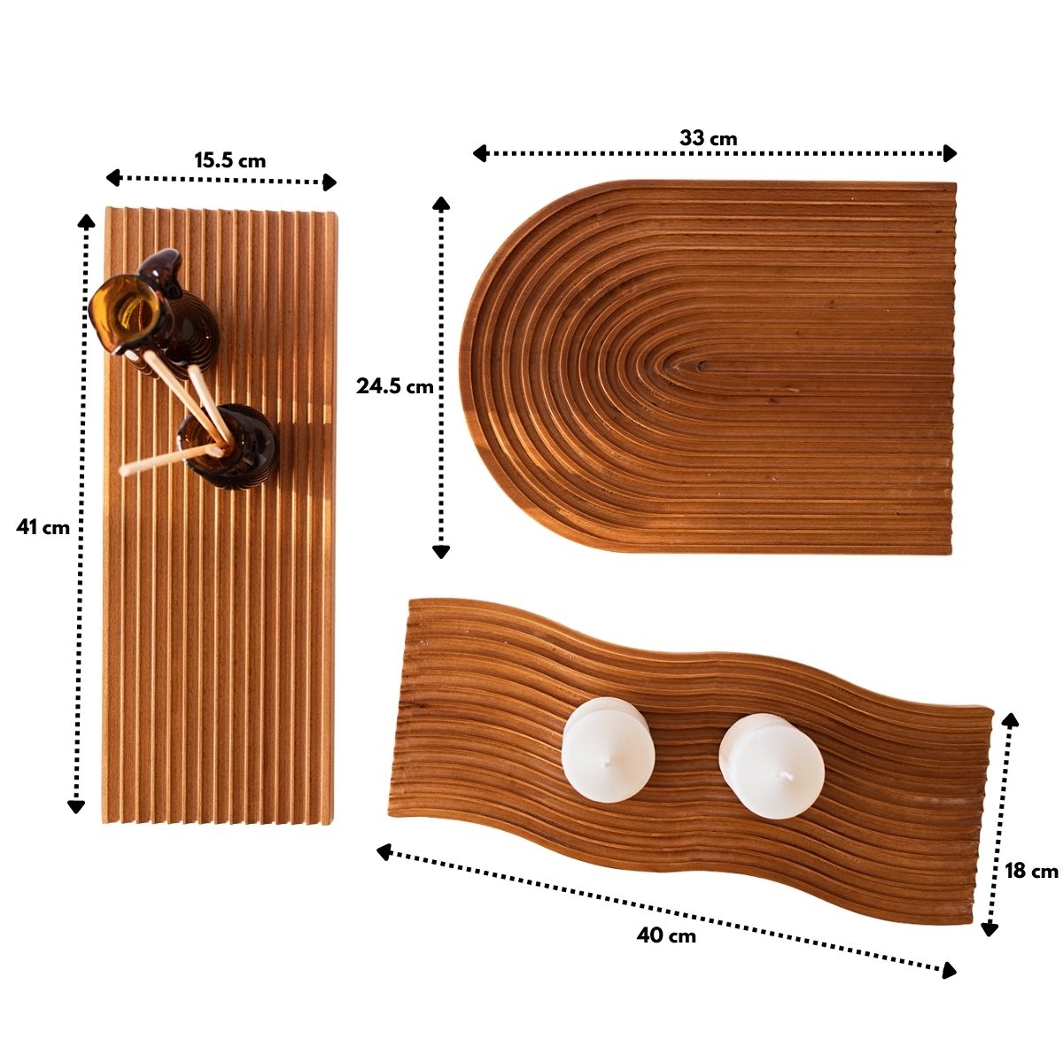 Waves Trays - large Size | Rectangle Tray - Efreshli