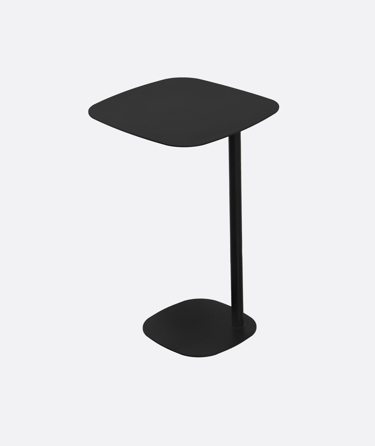 Efreshli | Black Steel Side Table – Square Top Design
